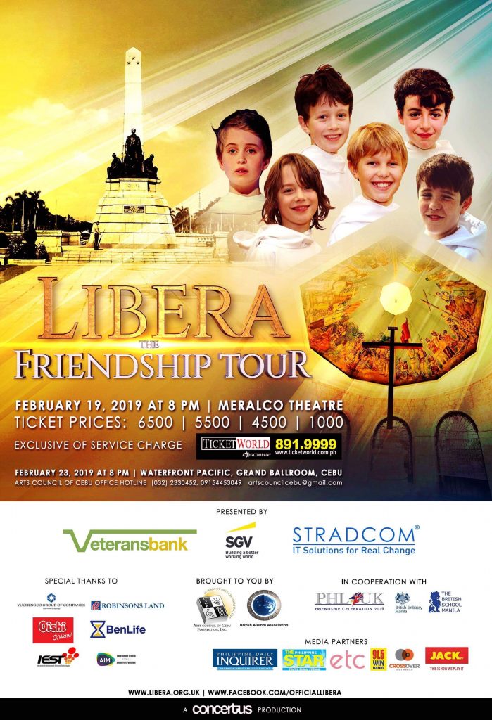 Angelic Voices of the Libera Boys Choir to Visit Manila and Cebu Feb 19 ...